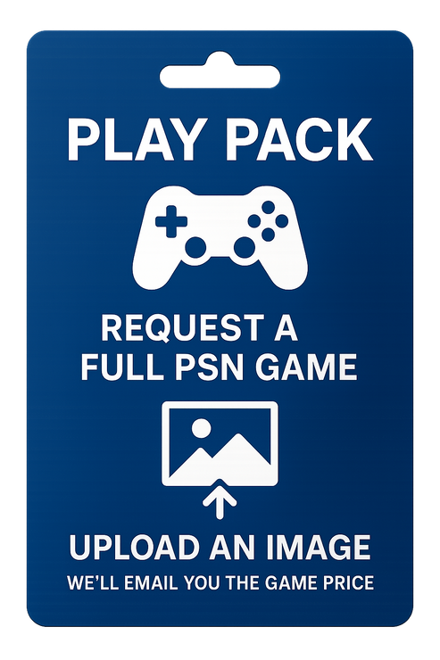 Full PSN game request – Play Pack